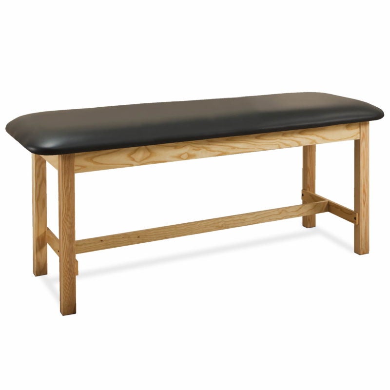 Clinton Flat Top Classic Series Straight Line H- Brace Treatment Table ...